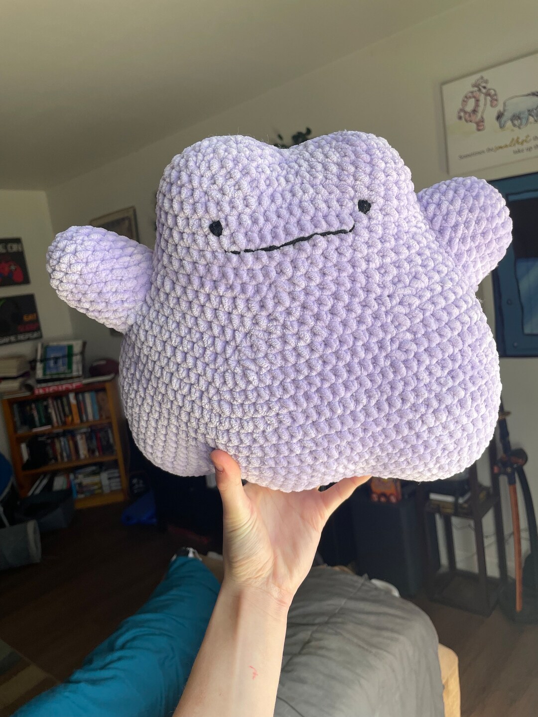 Ditto Inspired Crochet Plush - Etsy
