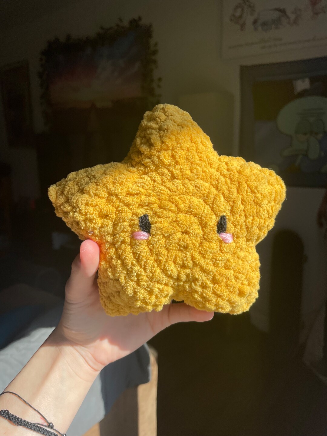 Crochet Star Plushie Yellow - Etsy