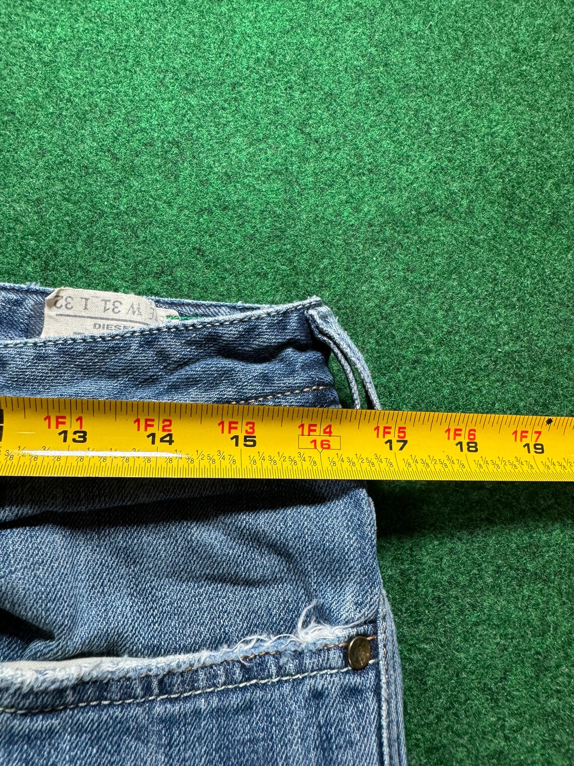 Y2K Diesel Zathan Wash 00N70 Mens 31x32 Whiskers Bootcut Jeans - Etsy