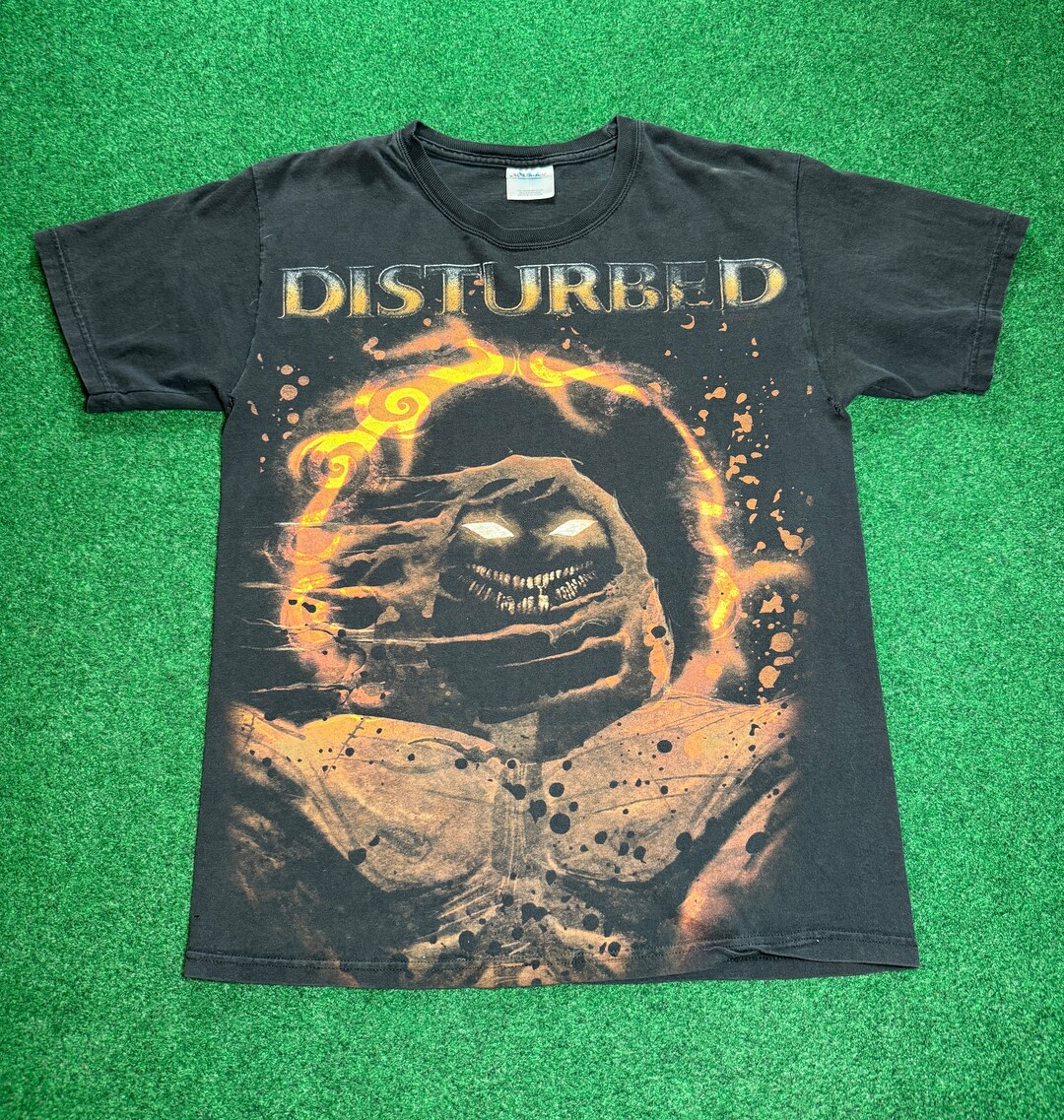 Vintage Y2K INSANE Disturbed Metal Band Aop camiseta mediana para hombre - Etsy España