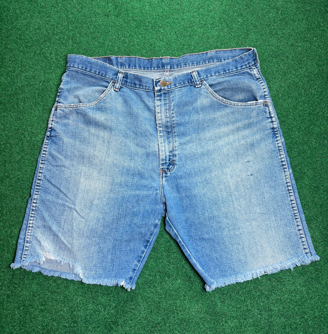 Vintage Y2k Wrangler Cut off Jorts Mens 36 Denim Shorts - Etsy
