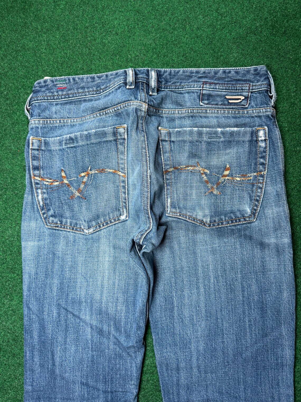 Y2K Diesel Zathan Wash 00N70 Mens 31x32 Whiskers Bootcut Jeans - Etsy