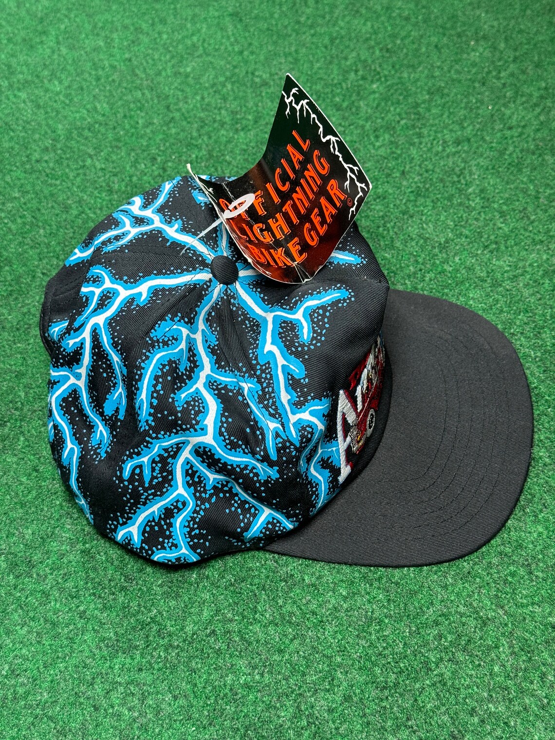 NWT Vintage 90s RARE American Thunder Dream Lightning AOP Snapback Hat - Etsy