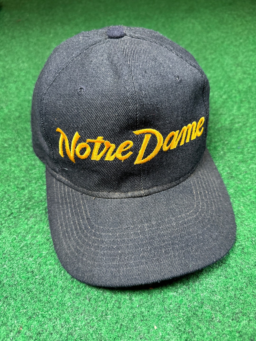 Vintage Notre Dame Sports Specialties Script Snapback Single Line - Etsy