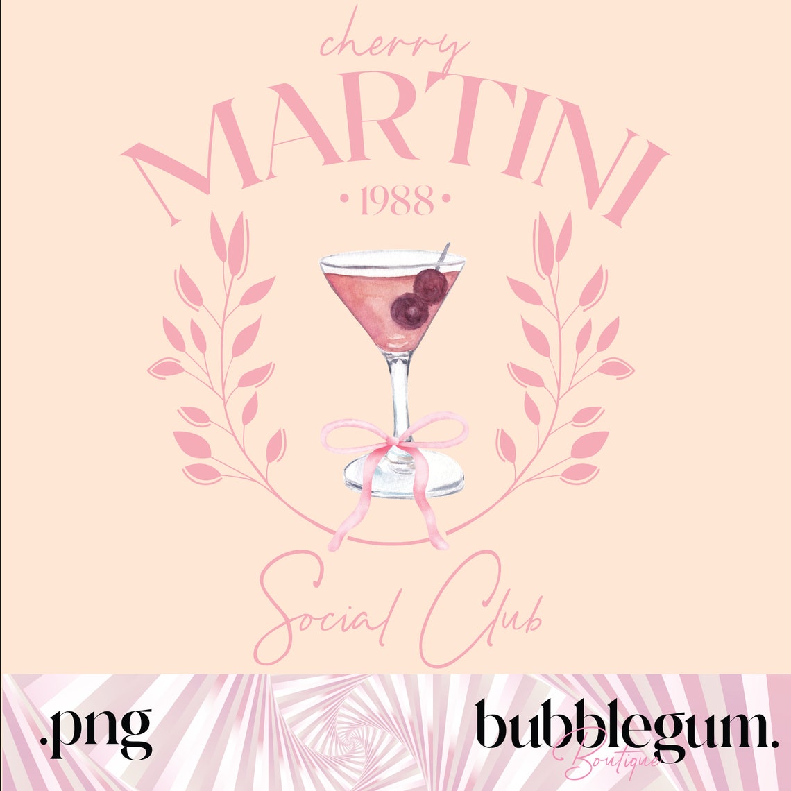 Coquette Social Club Art, Cherry Martini Social Club Girlcore Girly PNG ...