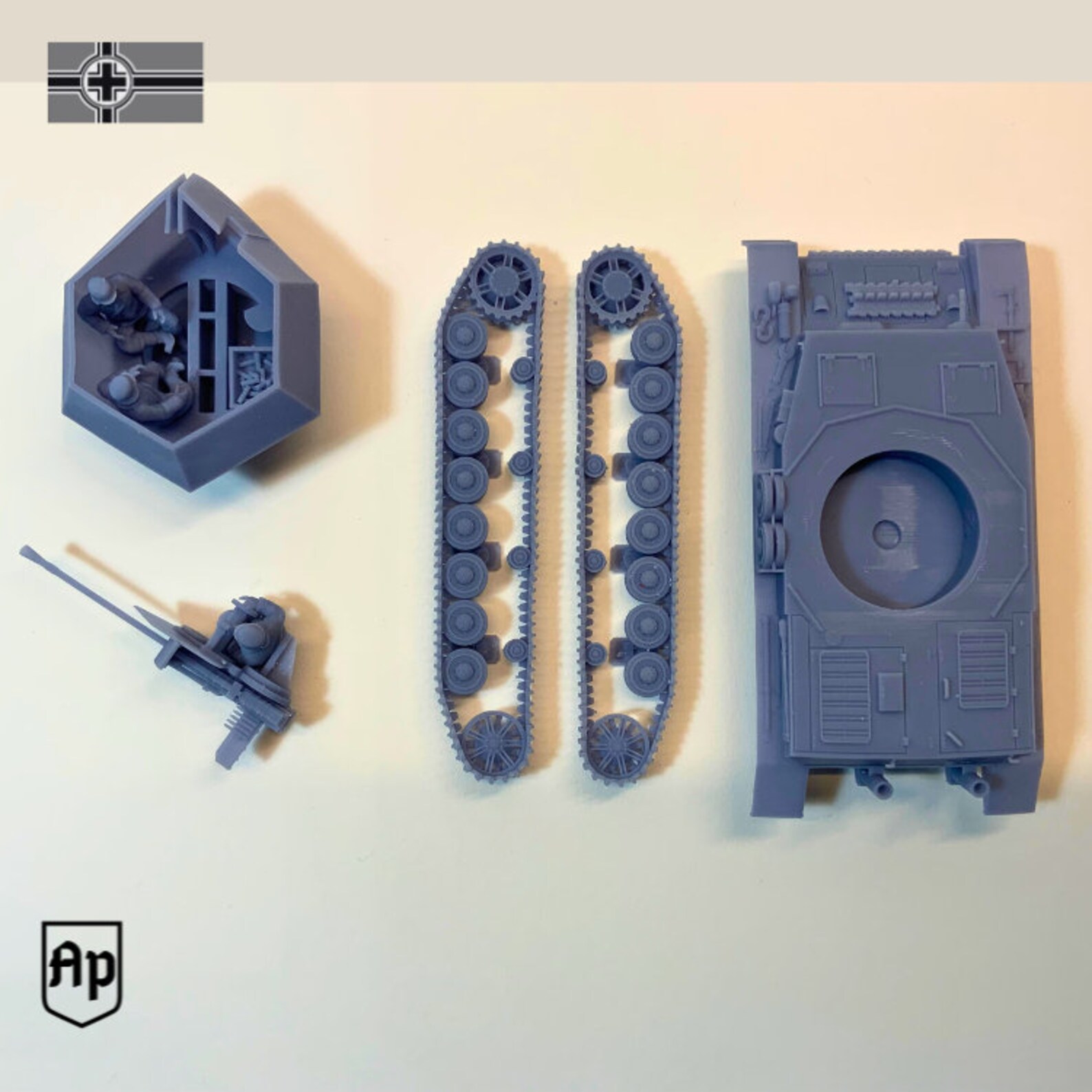 Flakpanzer IV Ostwind Panzer German Tank Anti Aircraft WW2 28mm 20mm ...