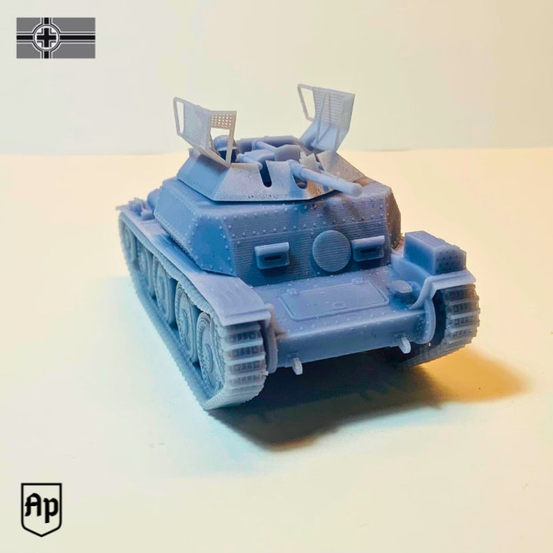 Aufklärungspanzer 38(t) German Tank & Tankman Panzer 38(t) WW2 28mm ...