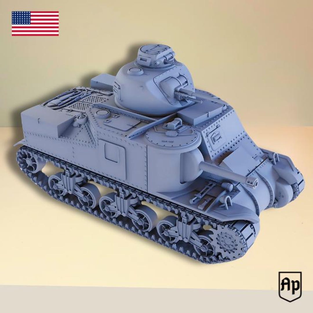 M3A3 & M3A5 Lee American Medium Tank Lend-lease WW2 28 Mm 20 Mm 15 Mm ...