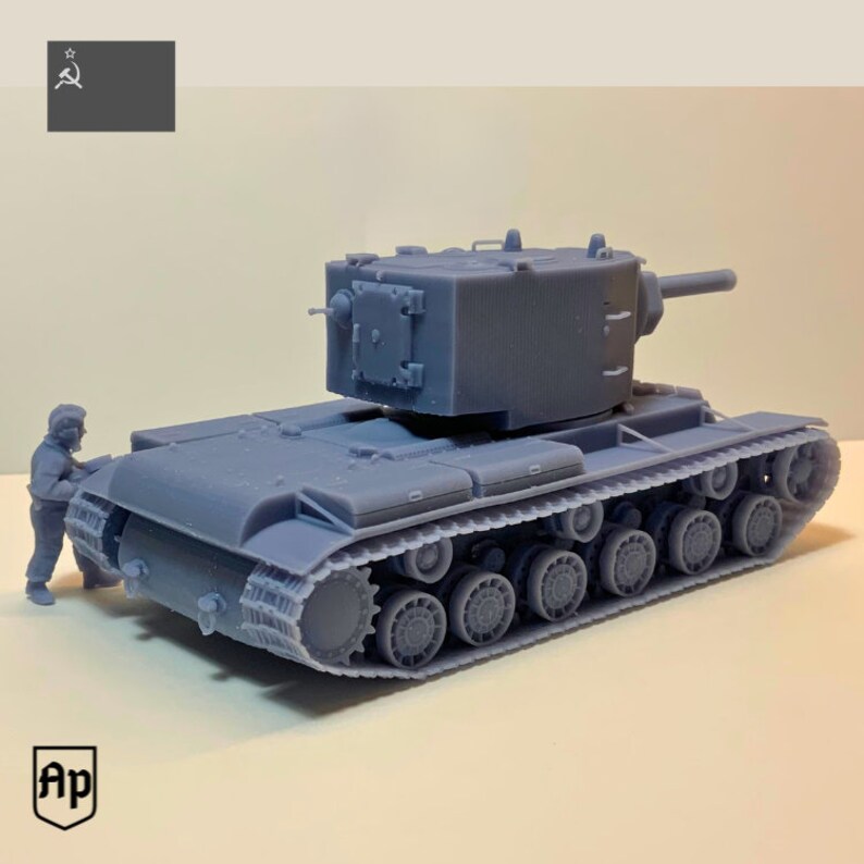 KV 2 Soviet Union Heavy Russian Tank WW2 28 Mm 20 Mm 15 Mm Miniature Tabletop Wargaming ...