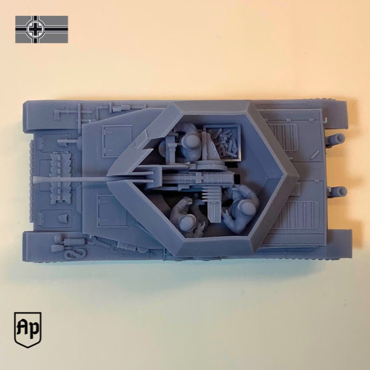 Flakpanzer IV Ostwind Panzer German Tank Anti Aircraft WW2 28mm 20mm ...