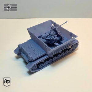 Flakpanzer IV Mobelwagen Panzer German Tank Anti Aircraft WW2 28mm 20mm ...
