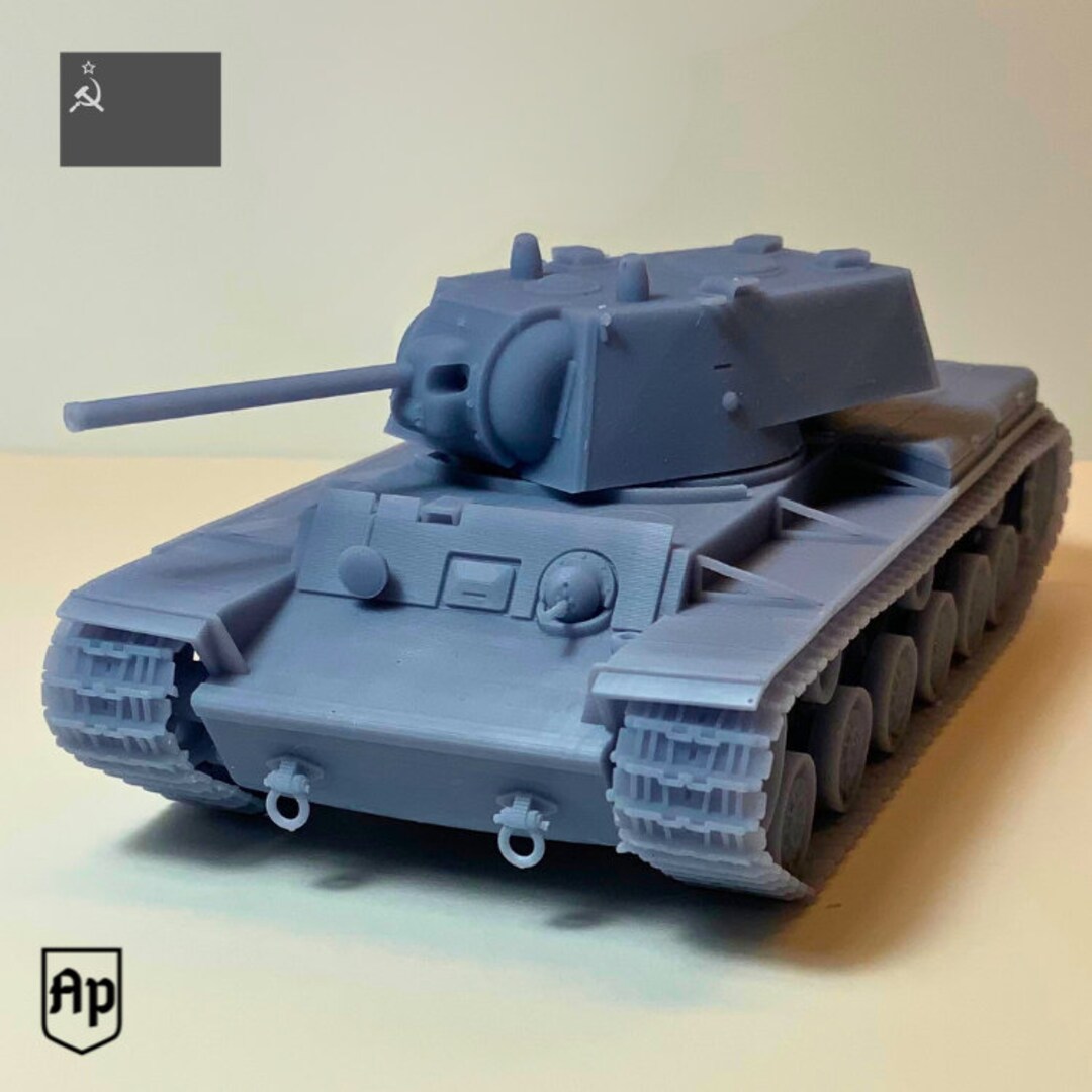 KV 1 Soviet Union Heavy Russian Tank WW2 1 / 100 1 / 72 1 / 56 Scale ...