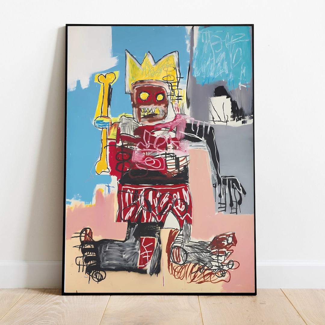 Jean-michel Basquiat Art Poster, Wall Art & Home Decor, Contemporary ...