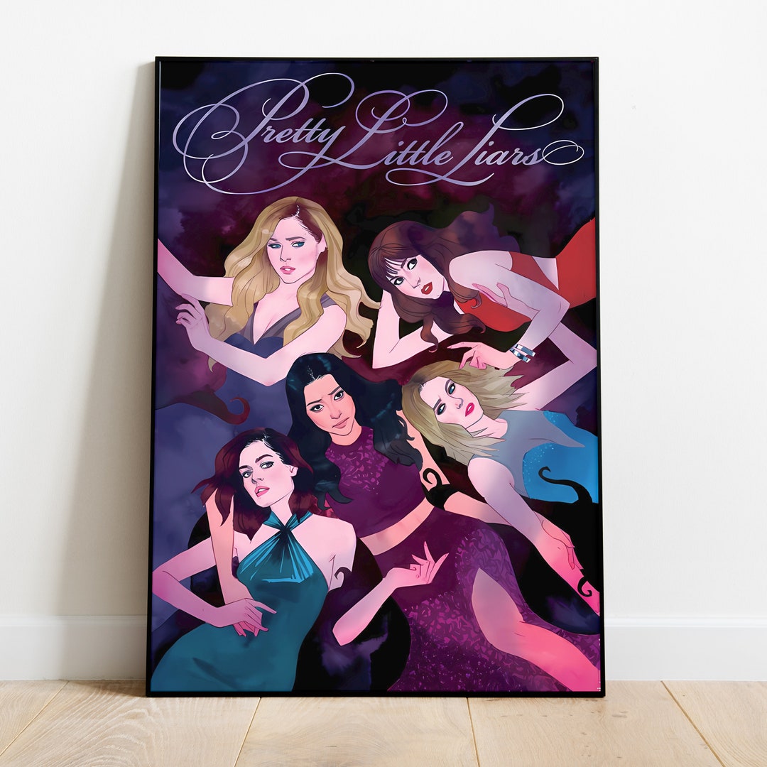 Pretty Little Liars Poster, Wall Art & Home Decor, Mystery Drama Series ...