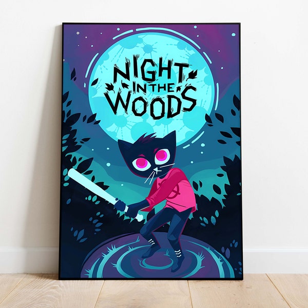 Night in the Woods Game Poster - Etsy