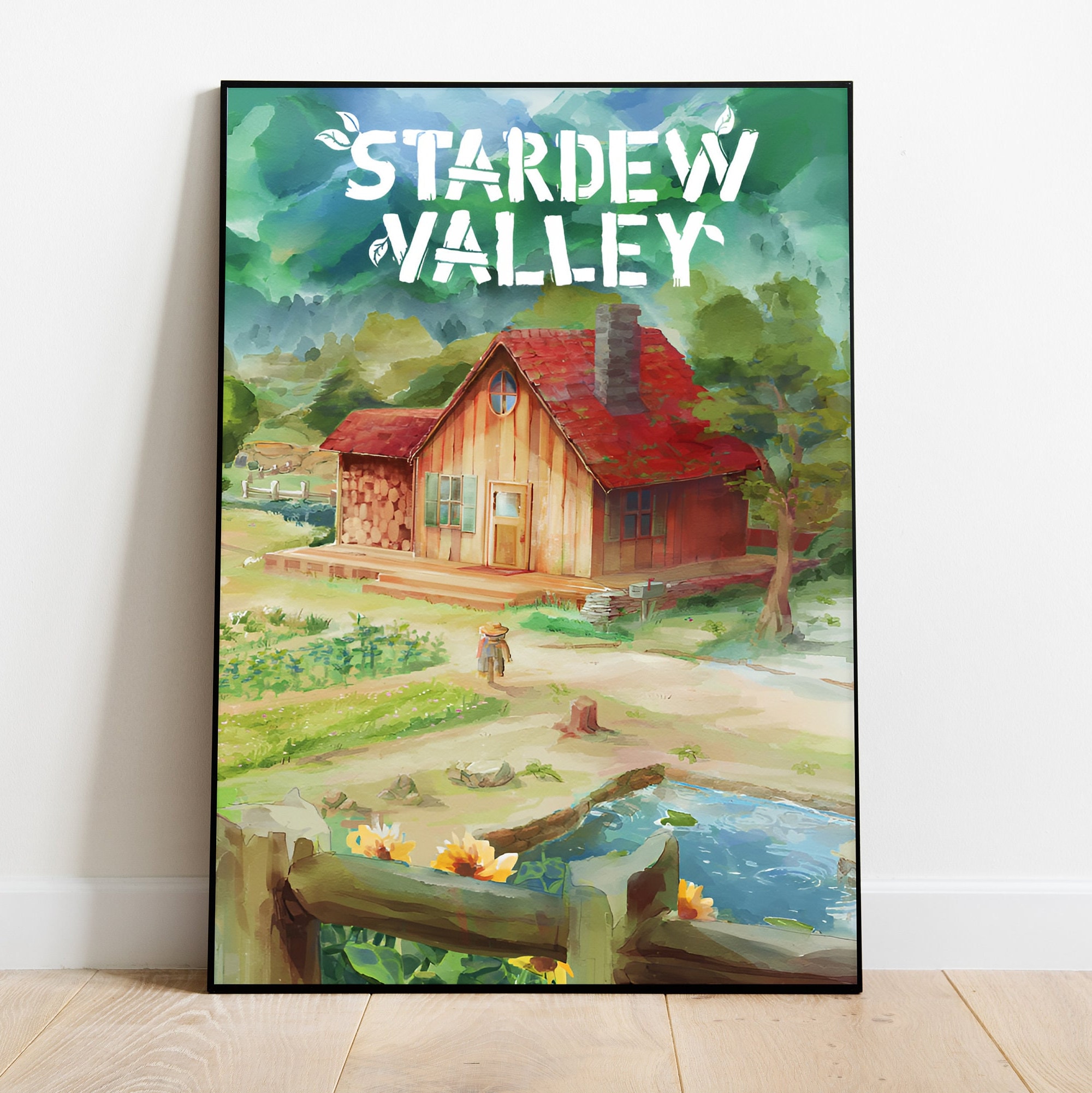 Stardew Valley Poster, Wall Art & Home Decor, Farming Simulation Video ...