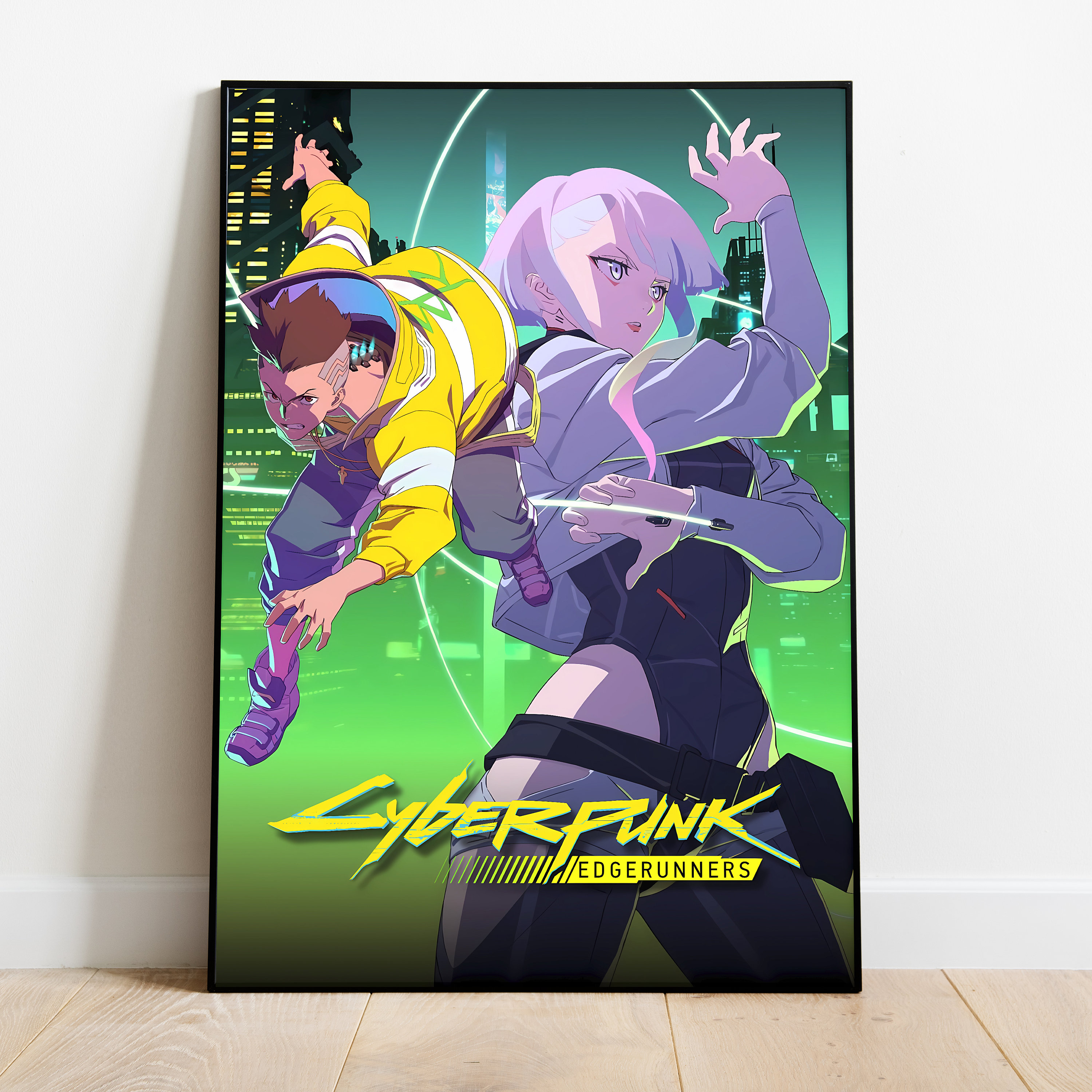 Cyberpunk: Edgerunners Poster, Wall Art & Home Decor, Anime Series ...