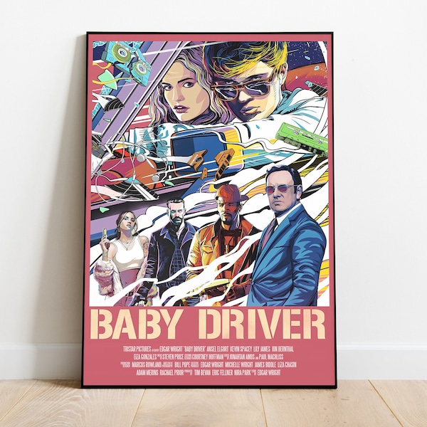 Baby Driver Poster - Etsy