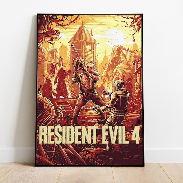 Resident Evil 4 Poster - Etsy