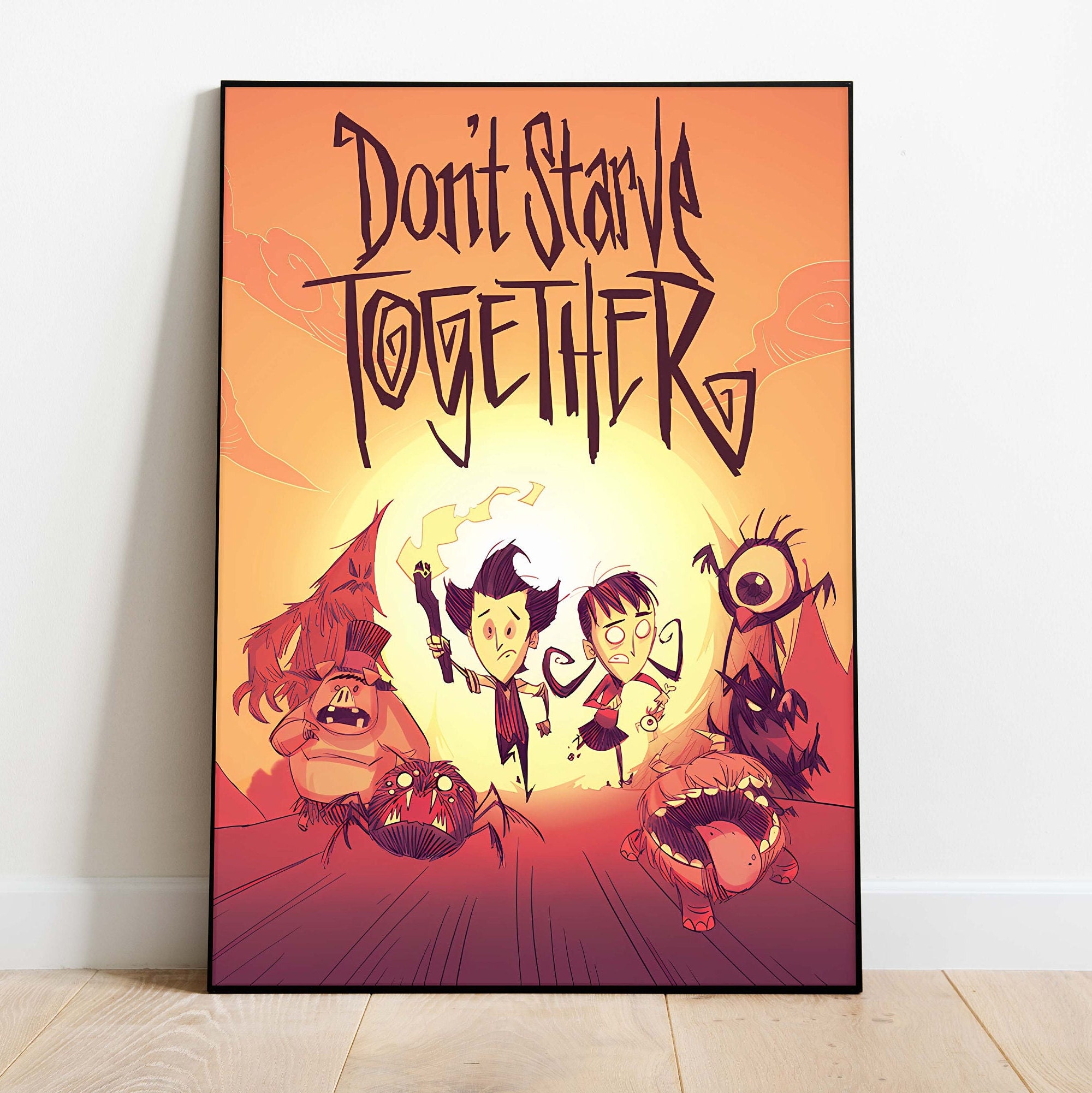 Don't Starve Together Poster, Wall Art & Home Decor, Survival Adventure ...