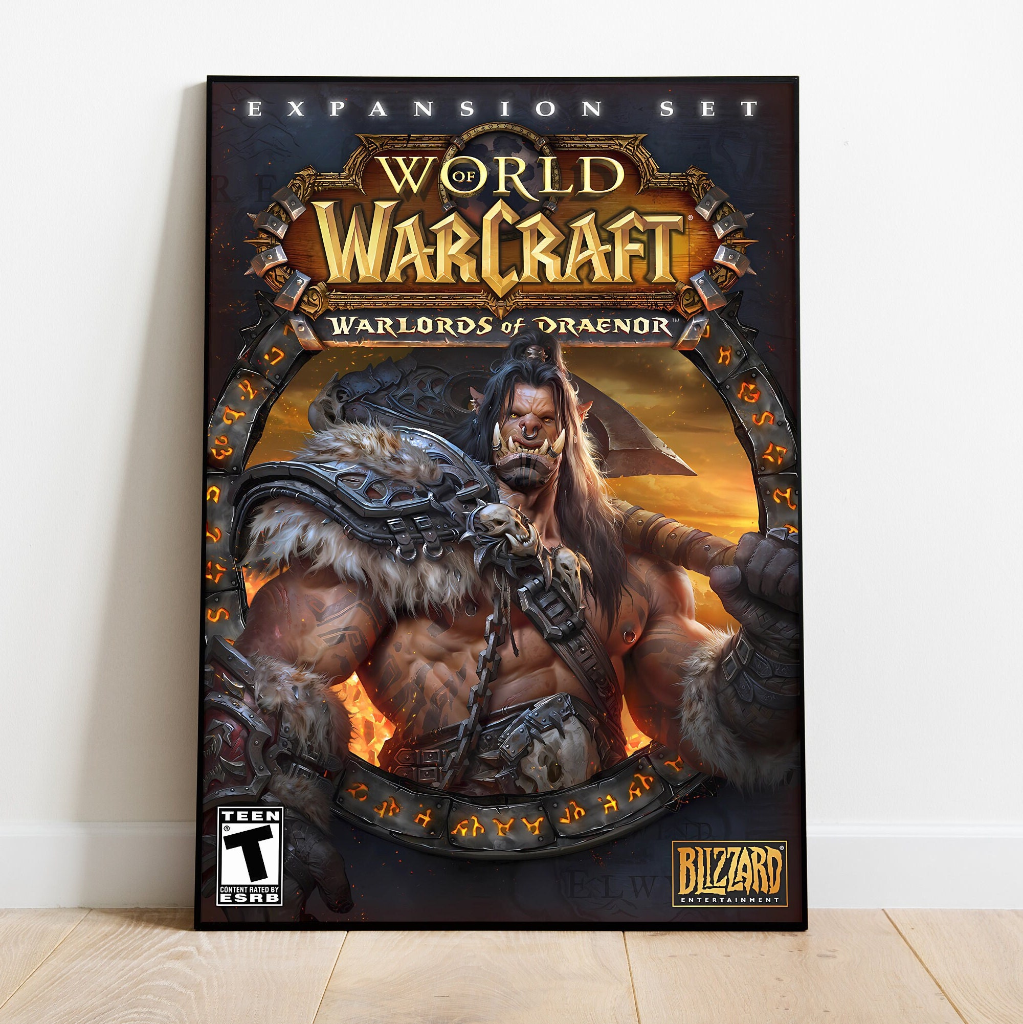 World of Warcraft Expansion Set Poster, Wall Art & Home Decor, Fantasy ...