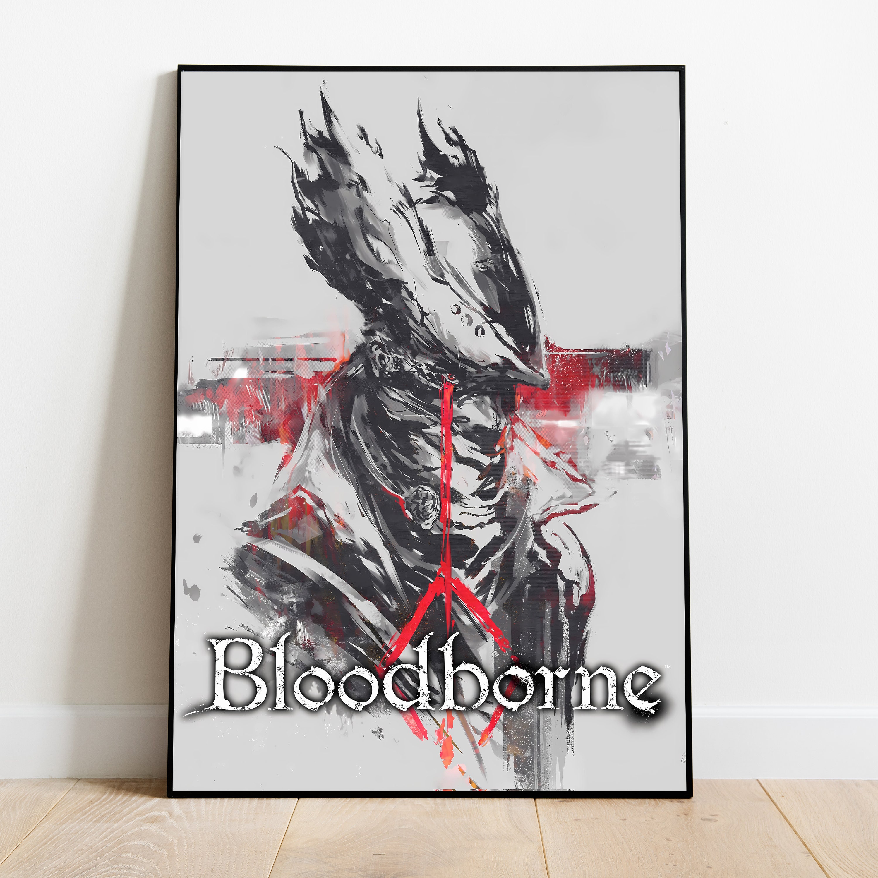Bloodborne Poster, Wall Art & Home Decor, Action RPG Video Game Poster ...