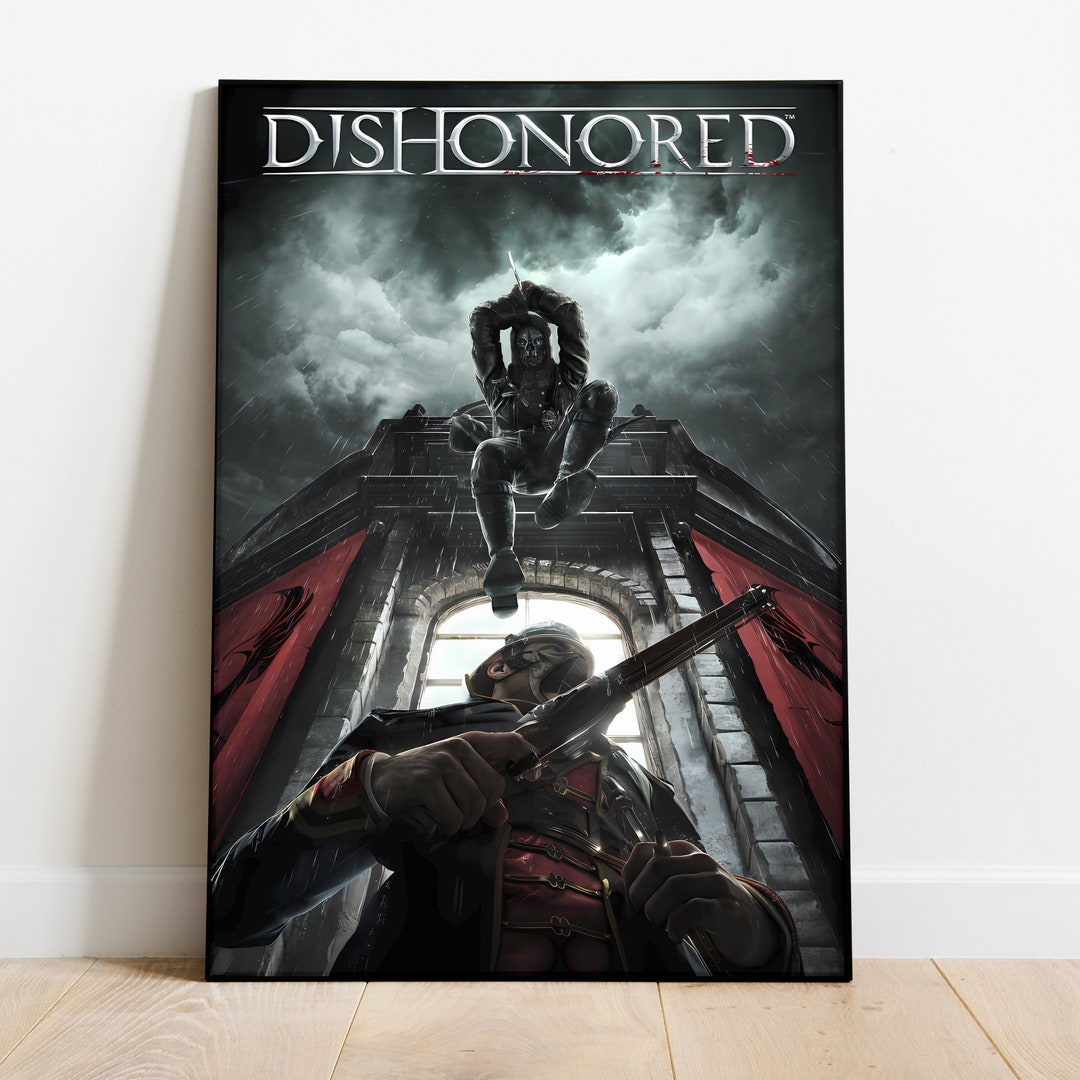 Dishonored Poster, Wall Art & Home Decor, Stealth Action Video Game ...