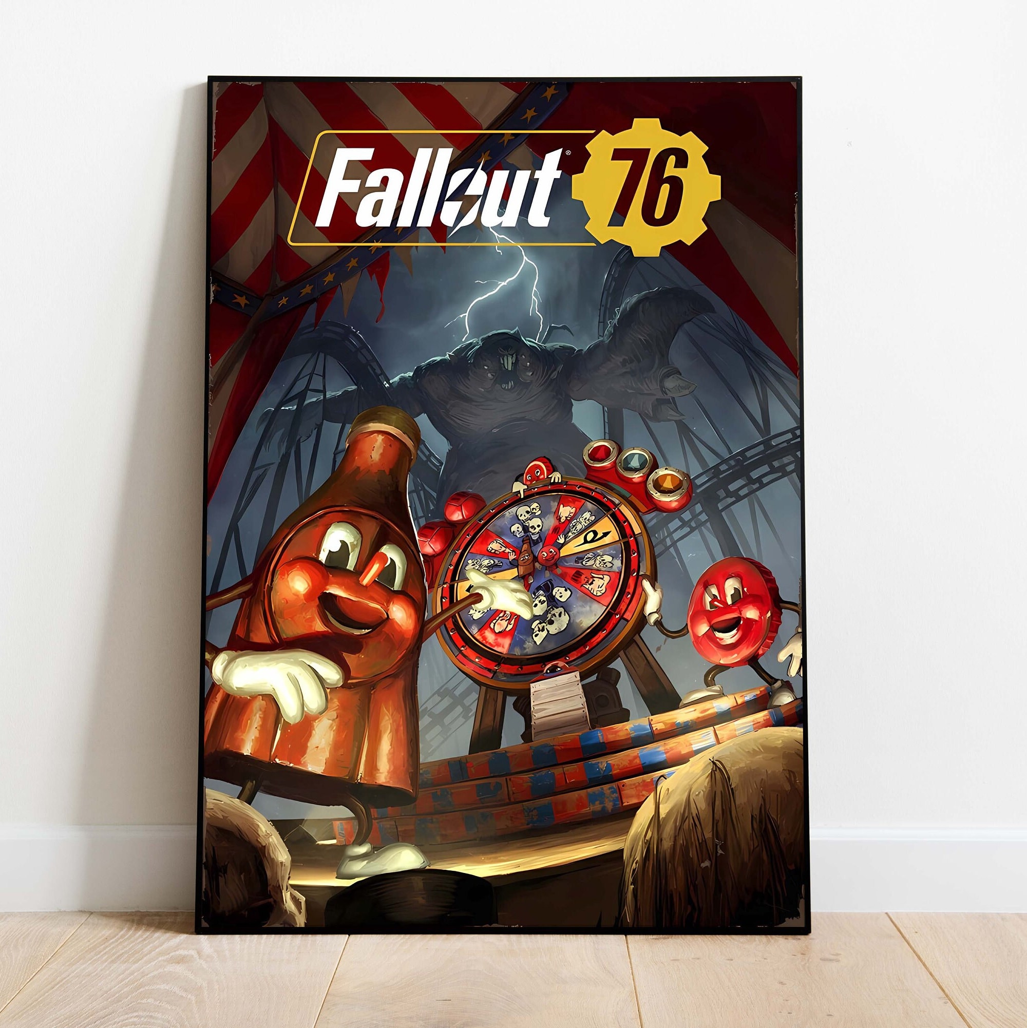 Fallout 76 Poster, Wall Art & Home Decor, Post-apocalyptic Online RPG ...