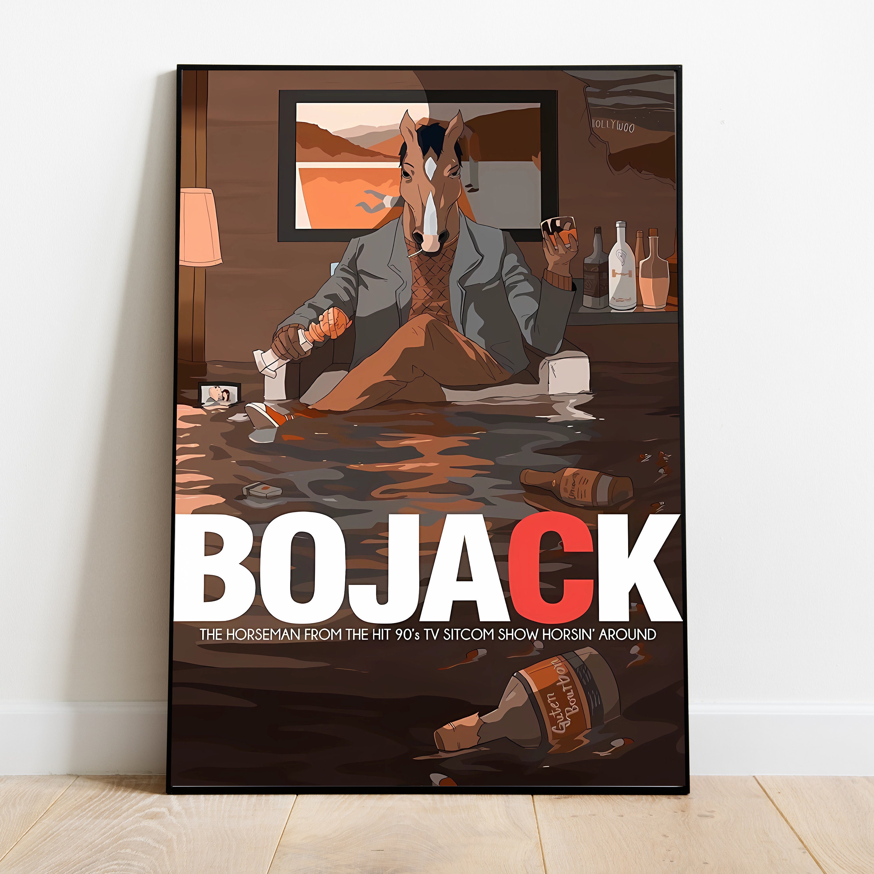Bojack Horseman Poster, Wall Art & Home Decor, Animated TV Series ...