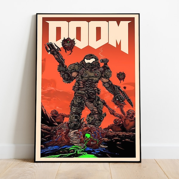 Doom Dark Ages Poster - Etsy