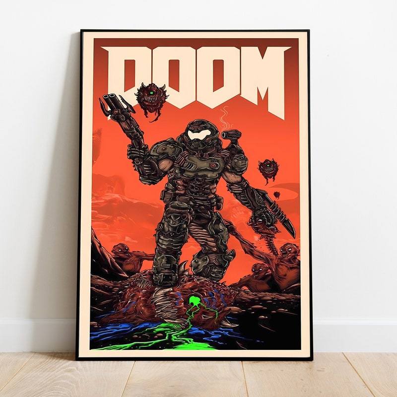 Doom Dark Ages Poster - Etsy