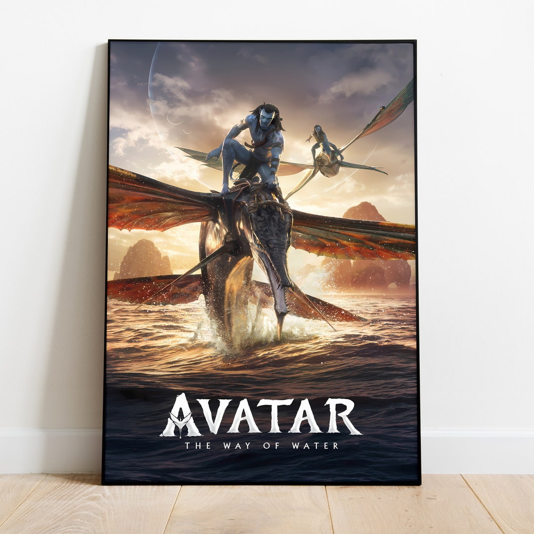 Avatar: the Way of Water Poster, Wall Art & Home Decor, Sci-fi Movie ...