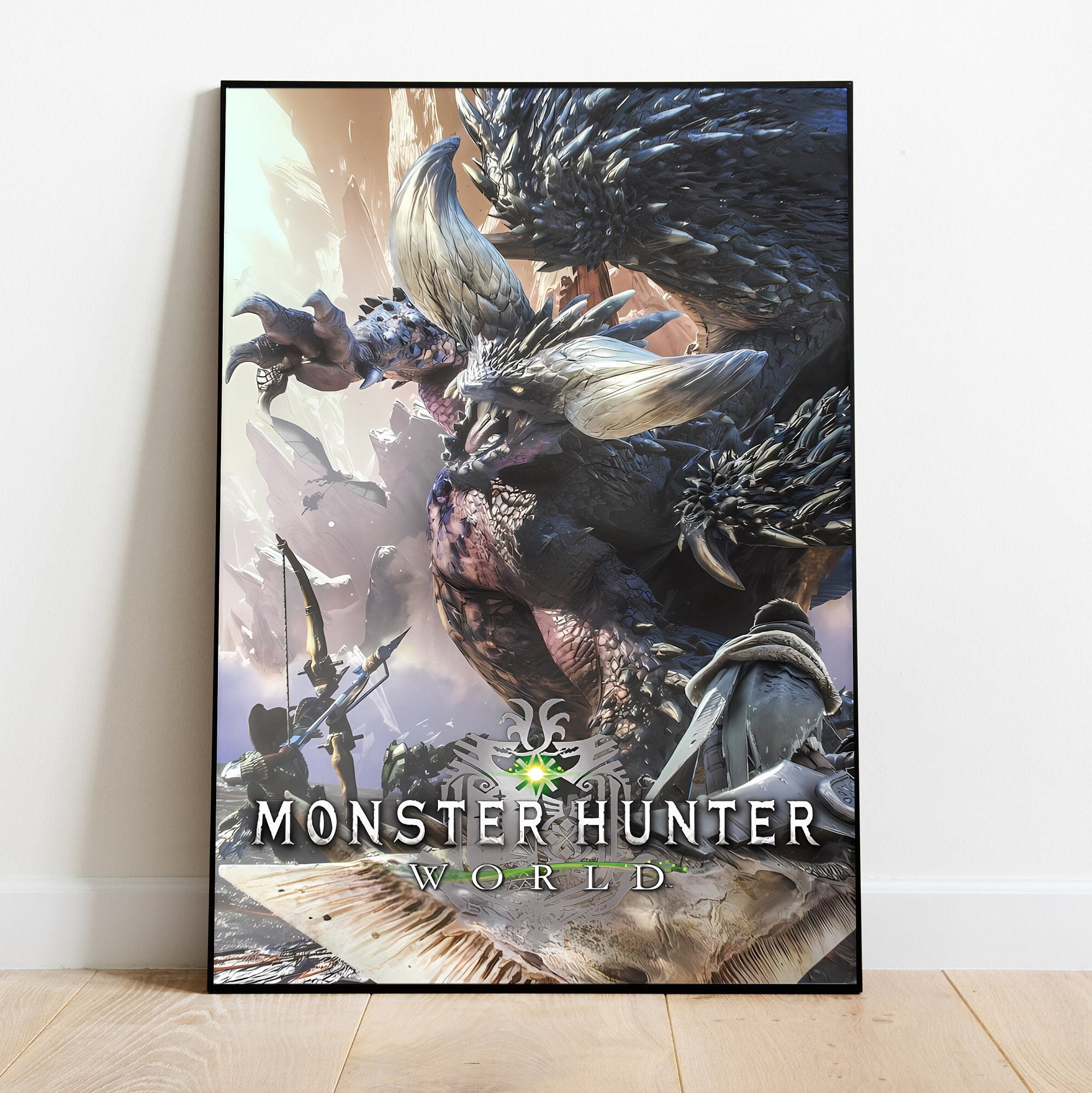 Monster Hunter World Poster, Wall Art & Home Decor, Action RPG Video ...