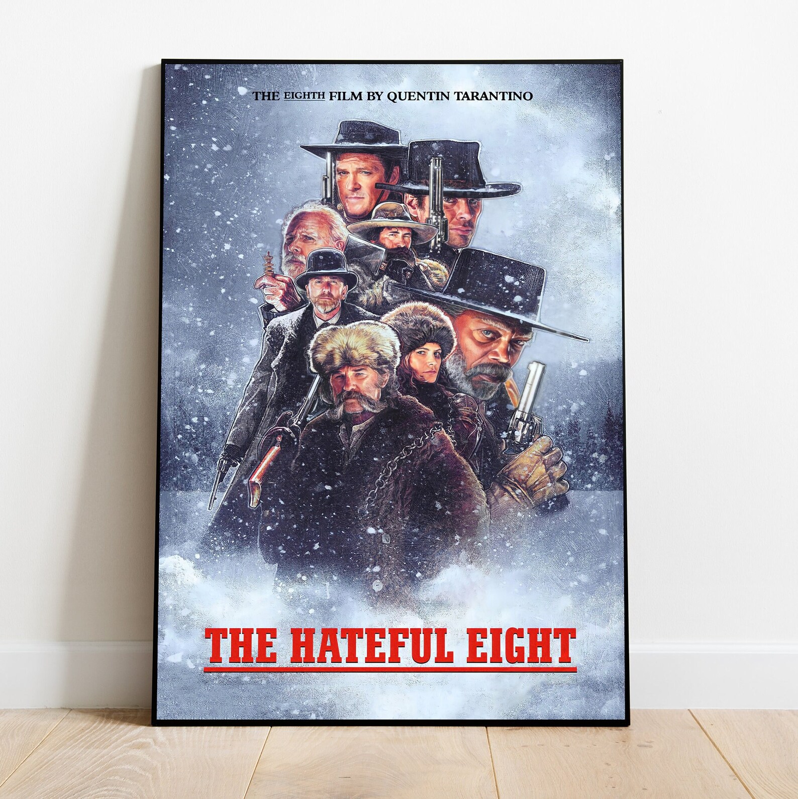 The Hateful Eight Poster, Wall Art & Home Decor, Western Mystery Movie ...