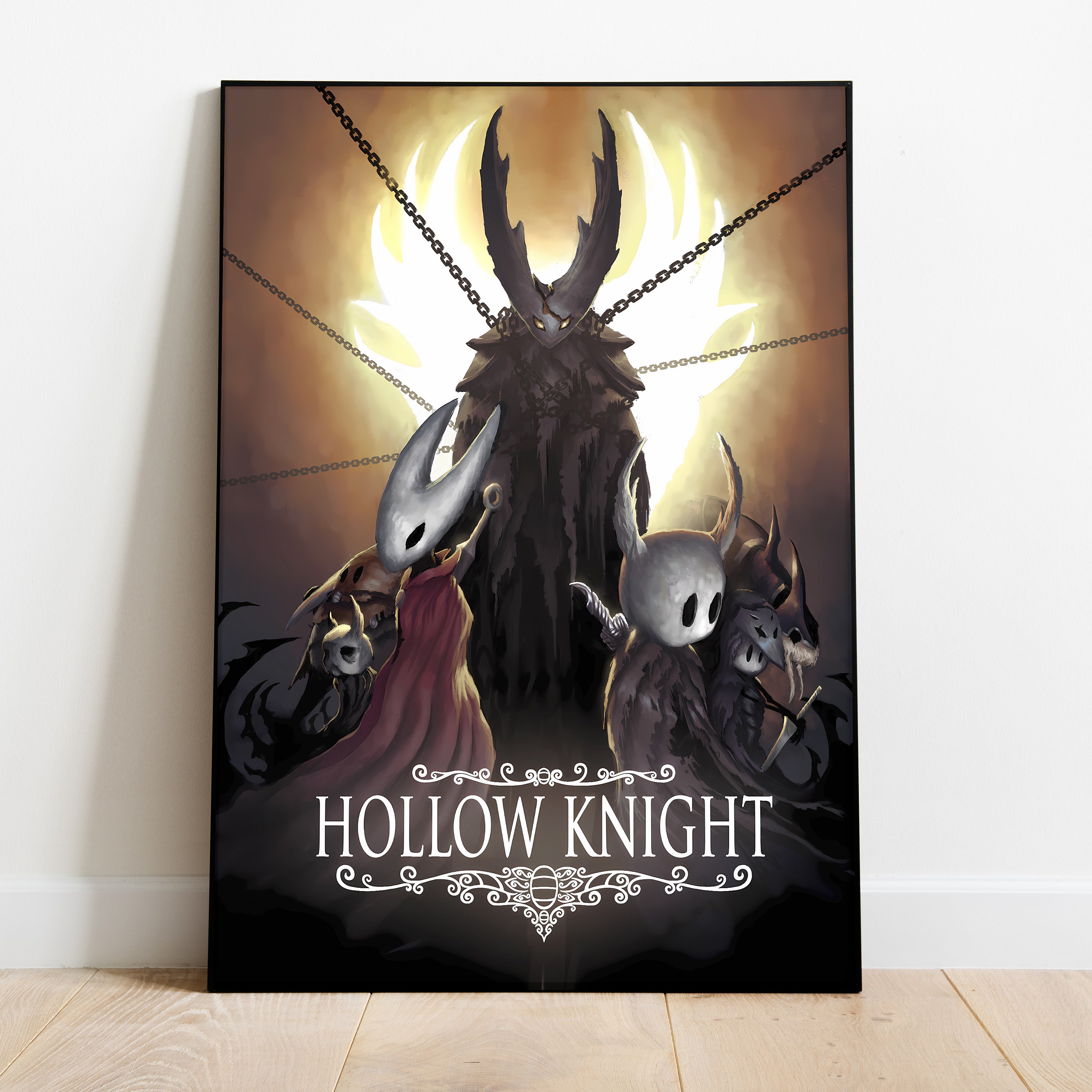Hollow Knight Poster, Wall Art & Home Decor, Indie Action-adventure ...
