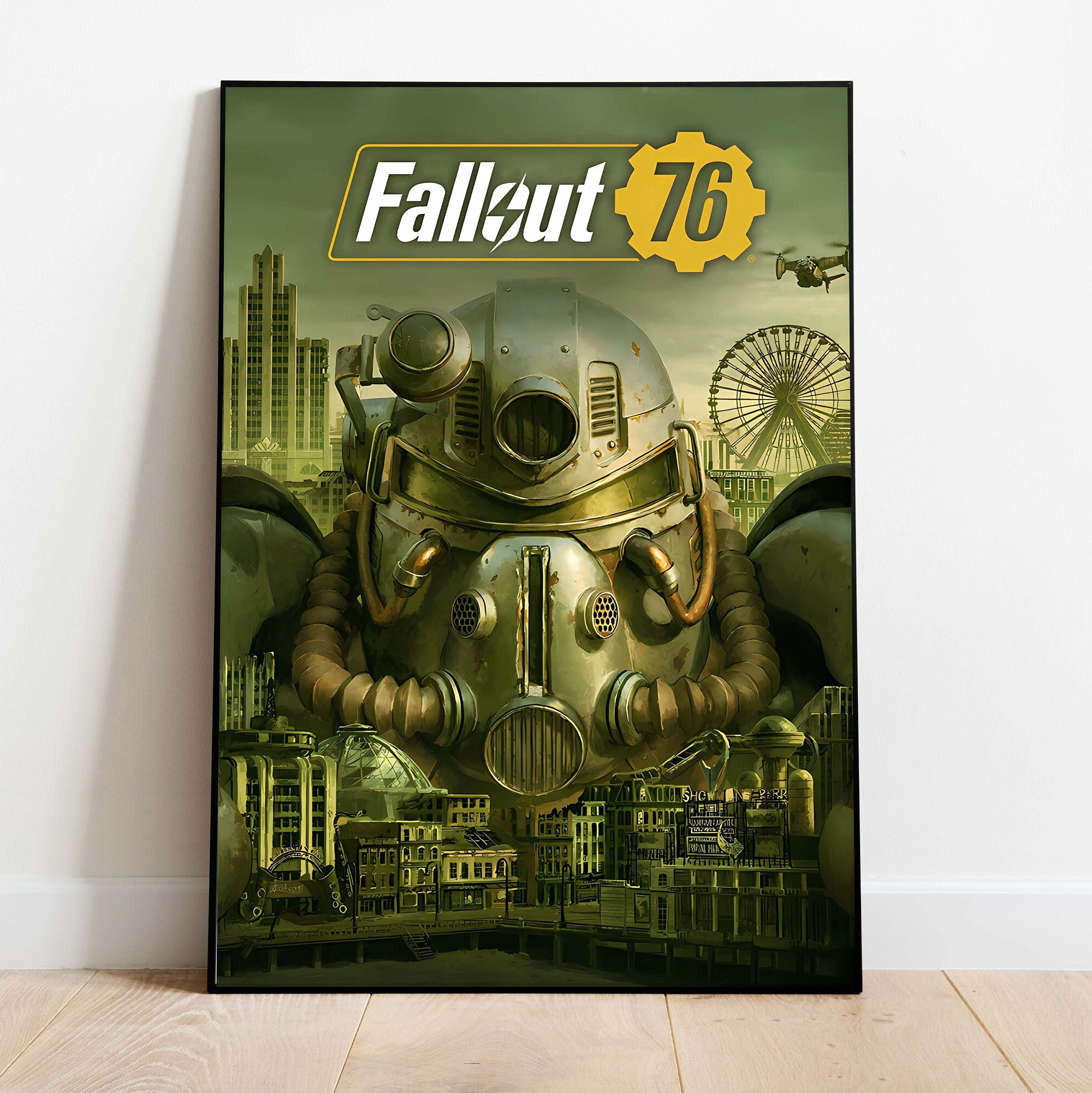 Fallout 76 Poster, Wall Art & Home Decor, Post-apocalyptic Online RPG ...