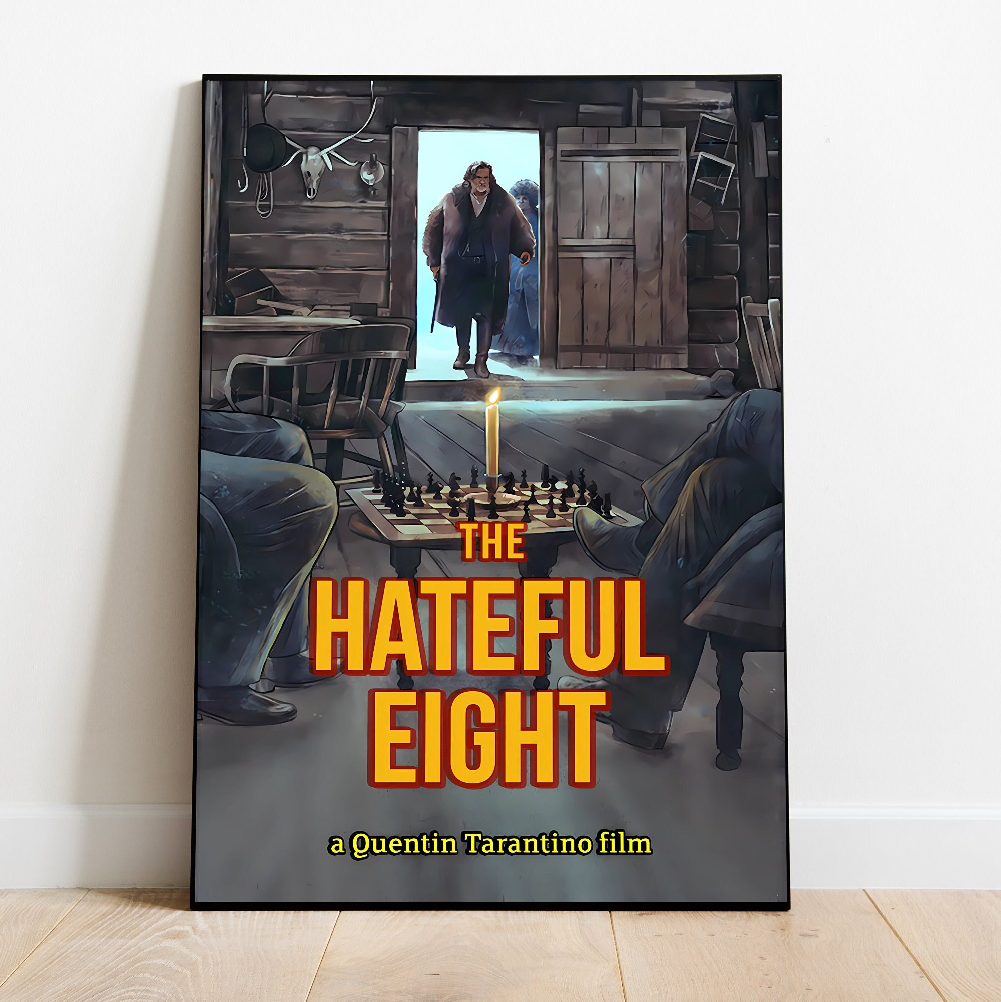 The Hateful Eight Poster, Wall Art & Home Decor, Western Mystery Movie ...