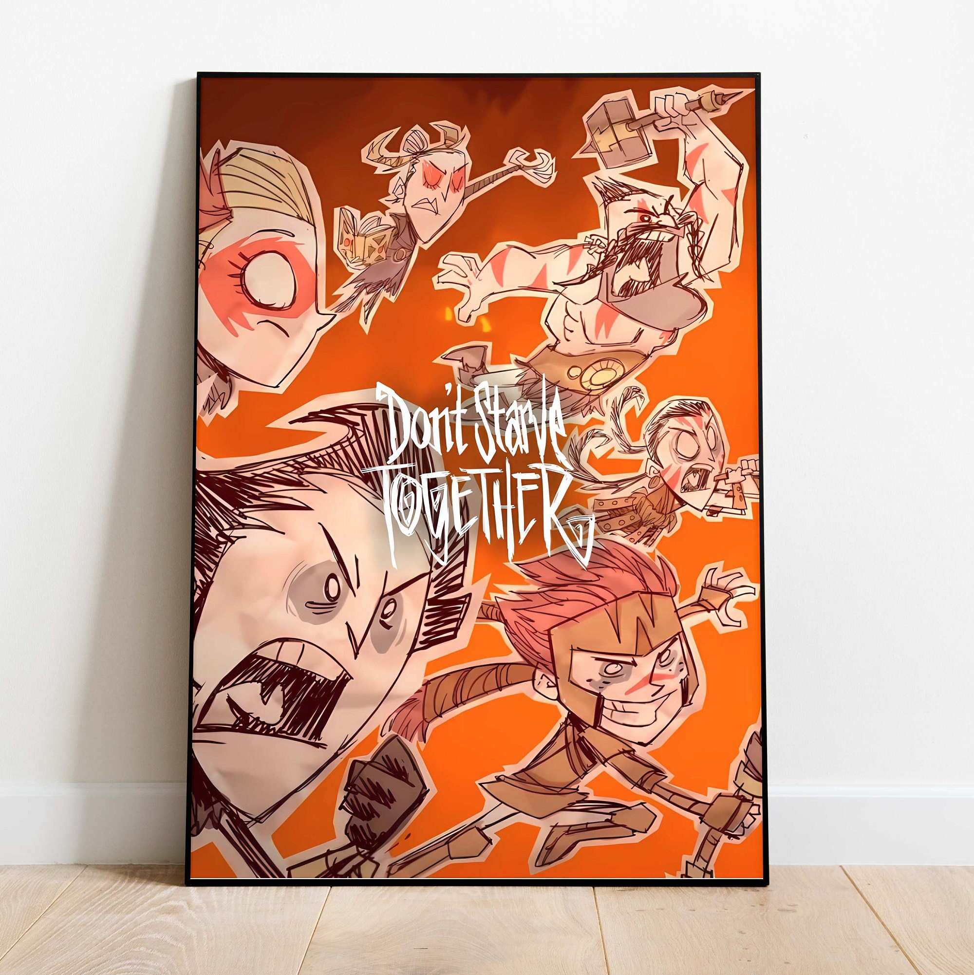 Don't Starve Together Poster, Wall Art & Home Decor, Survival Adventure ...