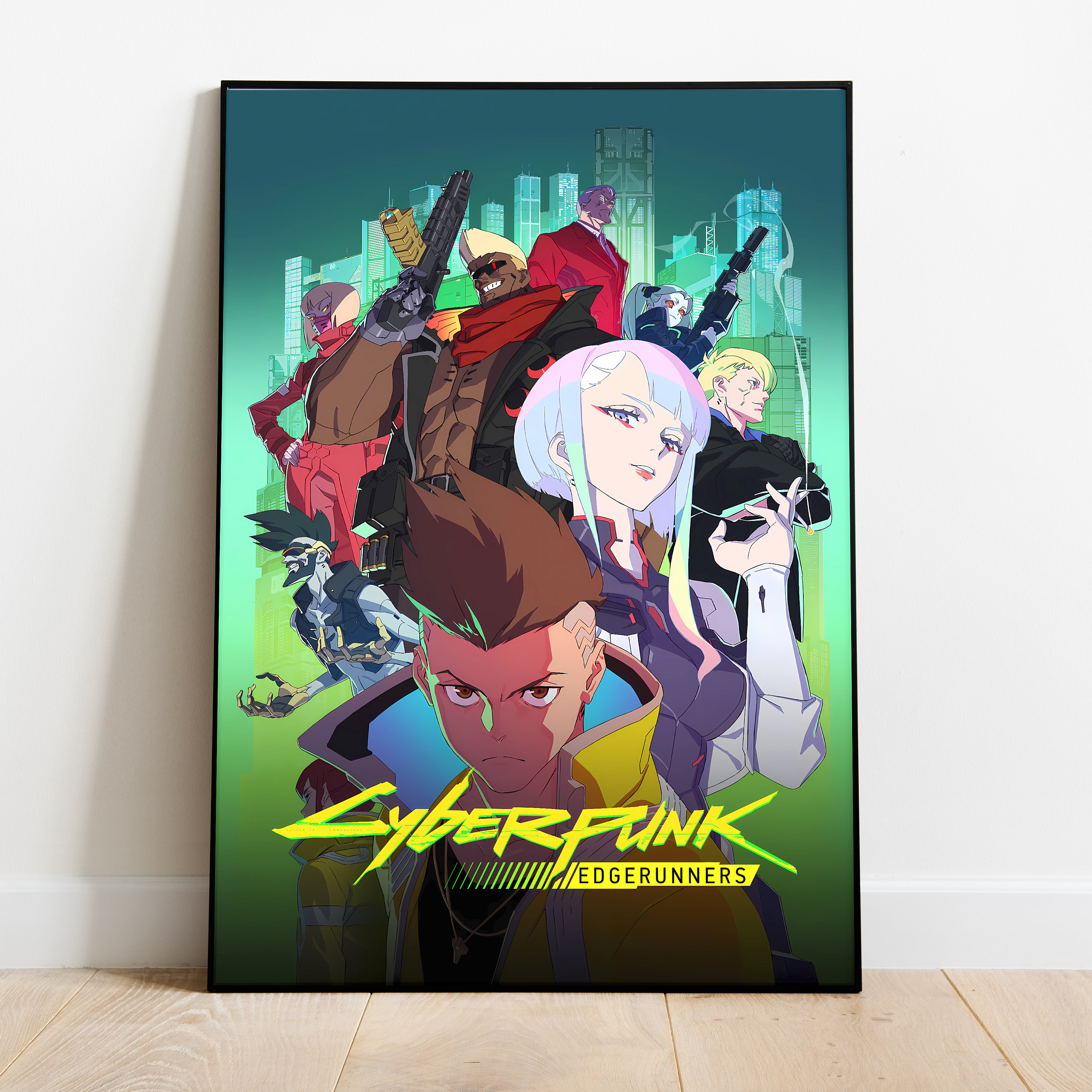 Cyberpunk: Edgerunners Poster, Wall Art & Home Decor, Anime Series ...