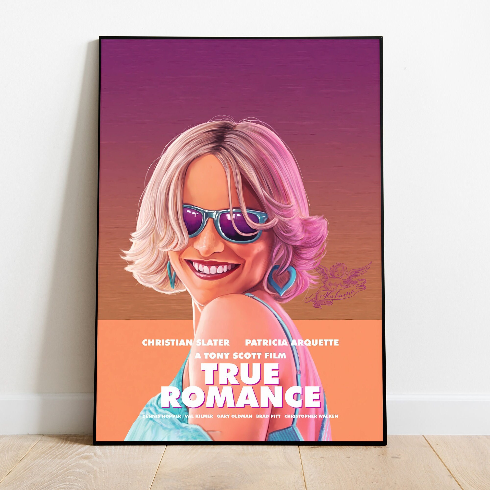 True Romance Poster, Wall Art & Home Decor, Crime Romance Movie Poster ...