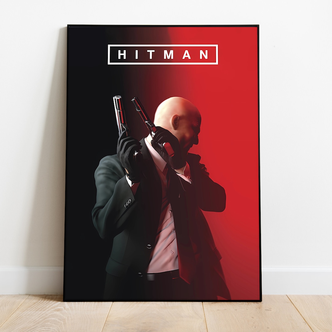 Hitman Poster, Wall Art & Home Decor, Stealth Action Video Game Poster ...