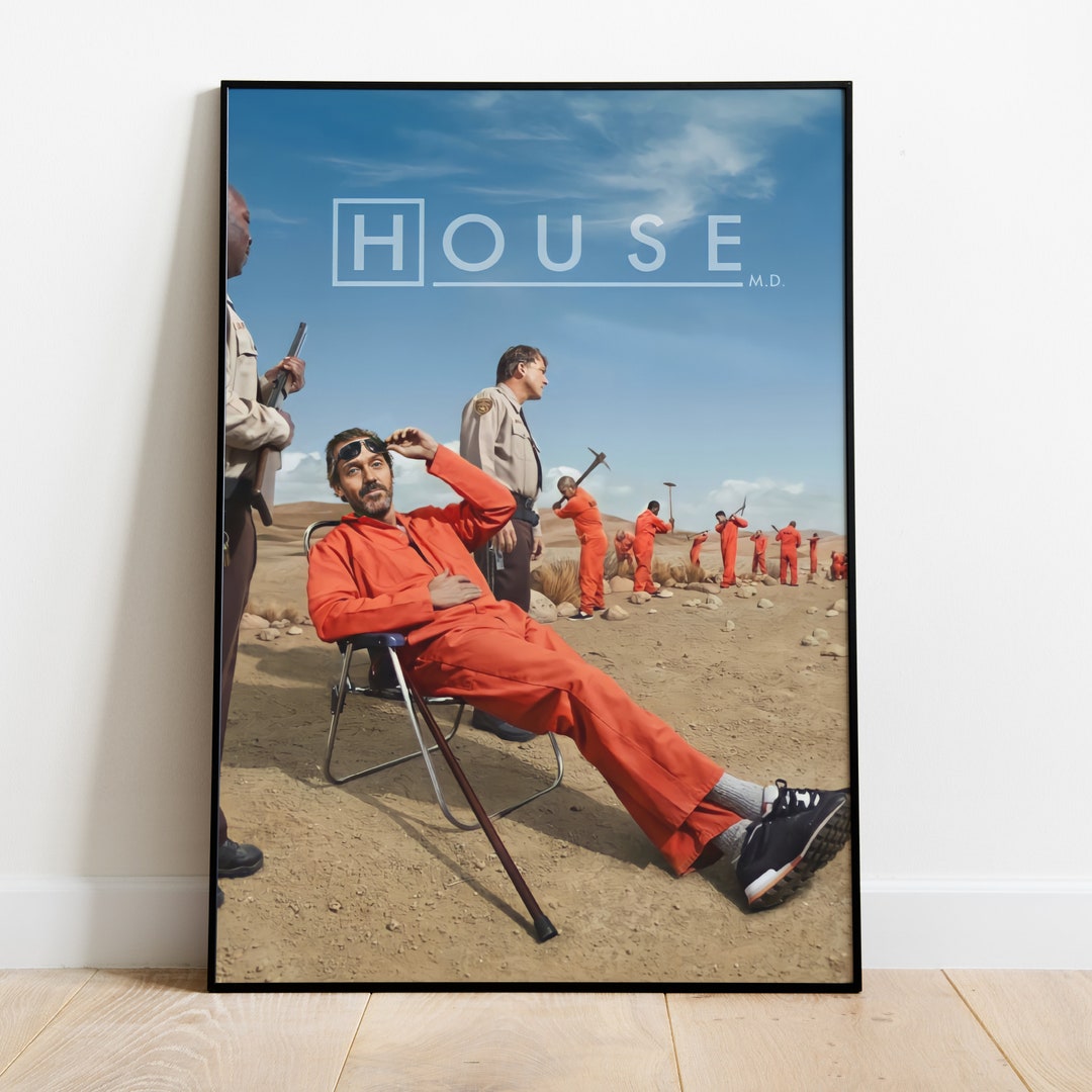 House M.D. Poster, Wall Art & Home Decor, Medical Drama Series Poster ...