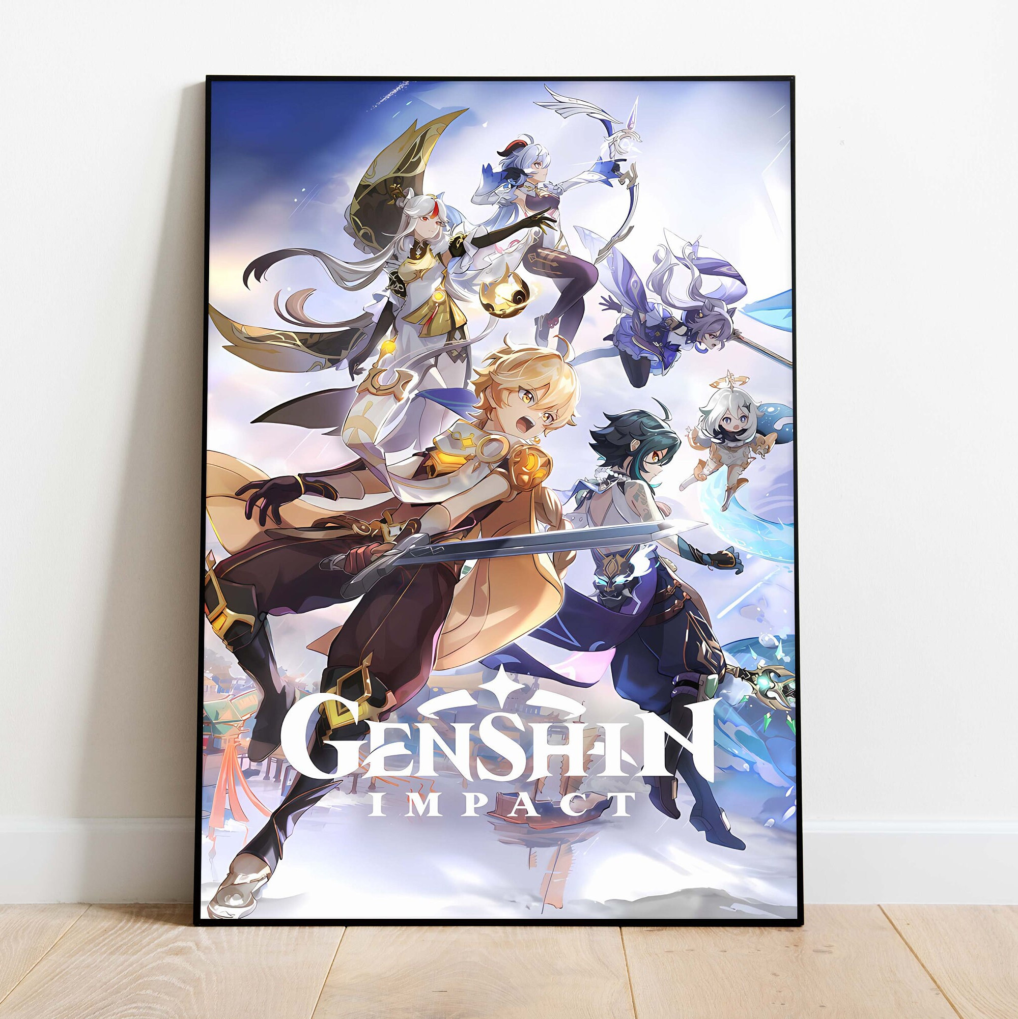 Genshin Impact Poster, Wall Art & Home Decor, Open-world Action RPG ...