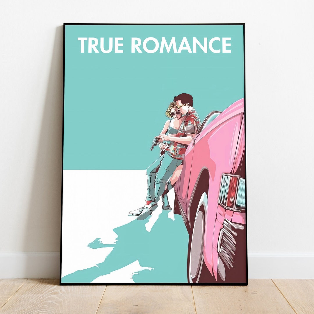 True Romance Poster, Wall Art & Home Decor, Crime Romance Movie Poster ...
