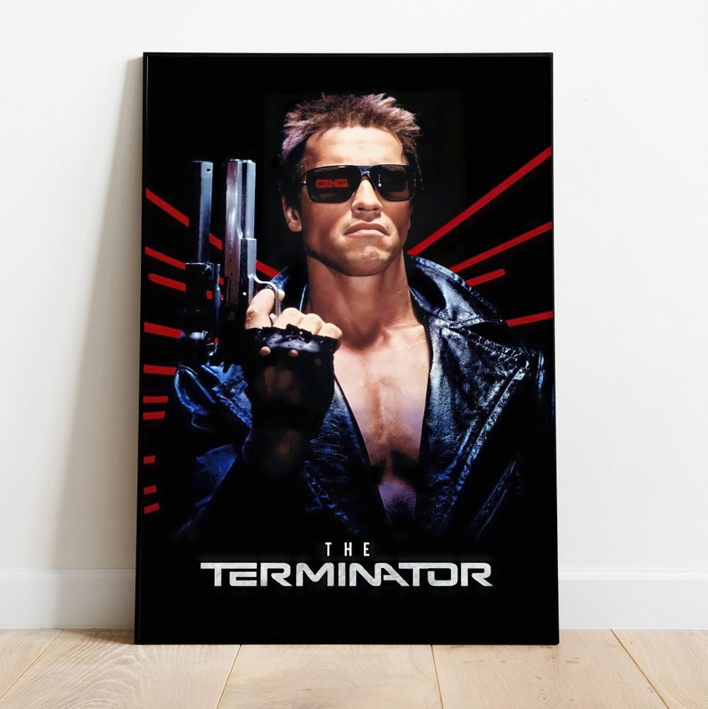 Terminator Poster, Wall Art & Home Decor, Sci-fi Action Movie Poster ...