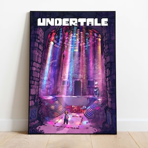 Undertale Poster, Wall Art & Home Decor, Indie RPG Video Game Poster ...