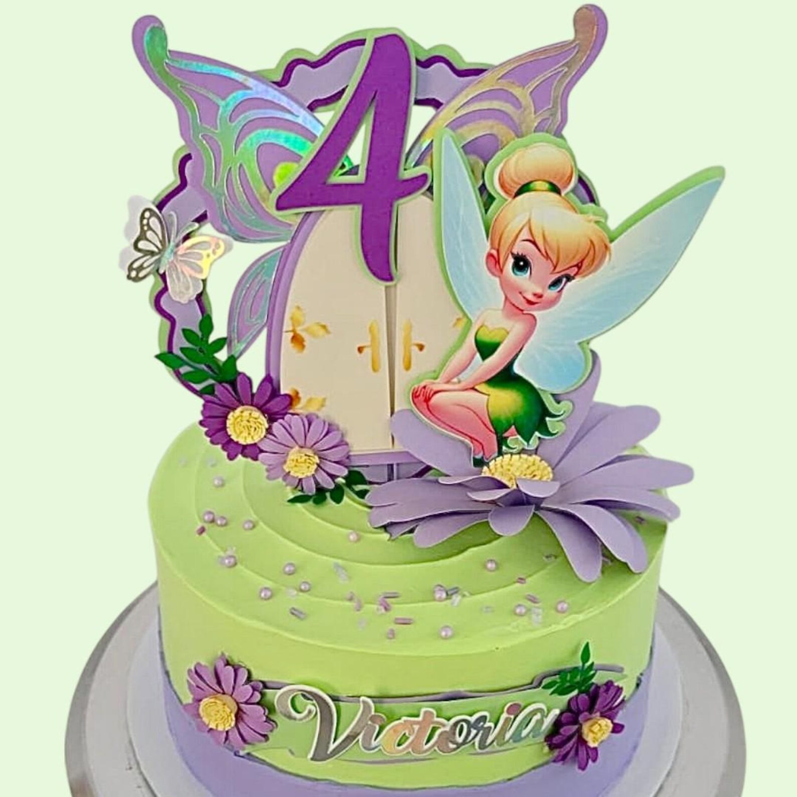 Tinker Bell Birthday Cake Topper - Etsy