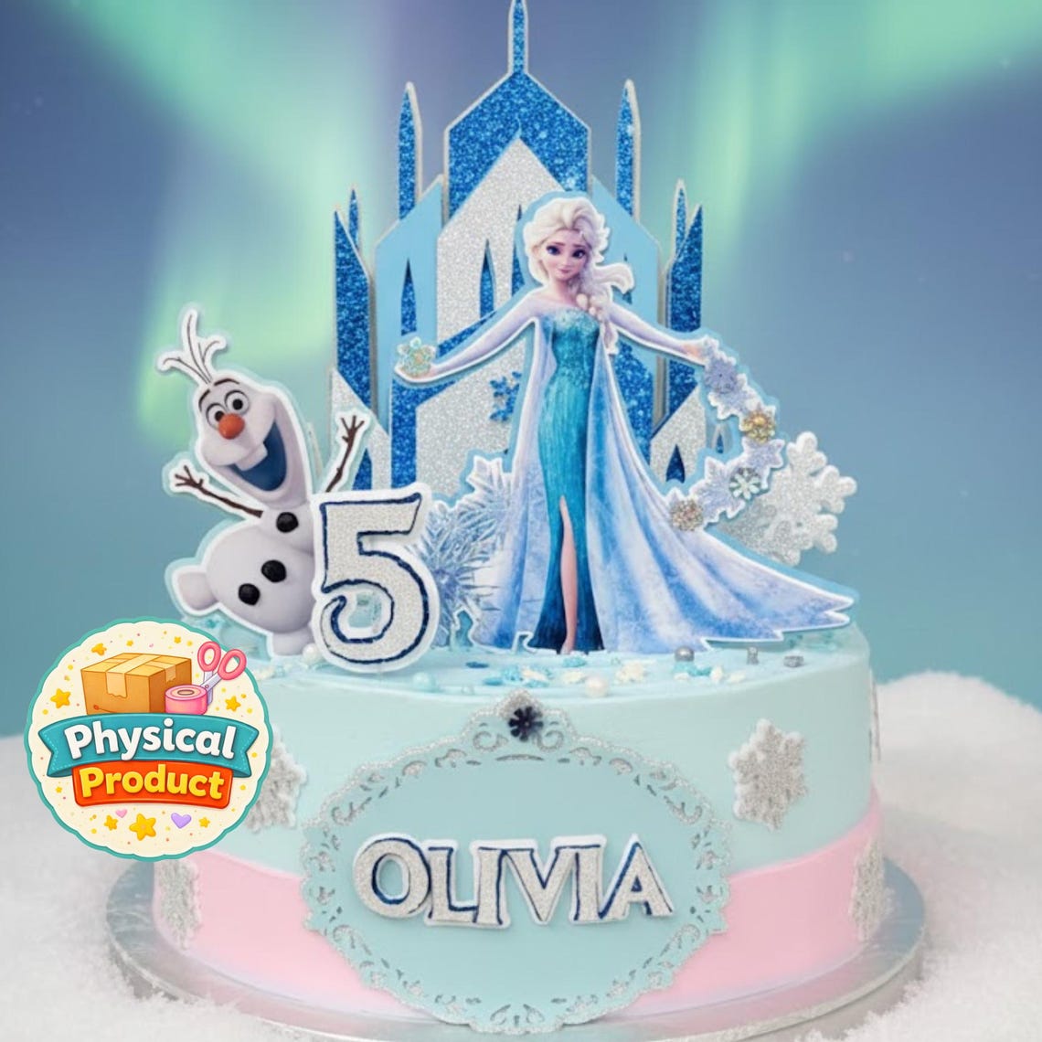 Elsa Frozen Cake Topper - Etsy