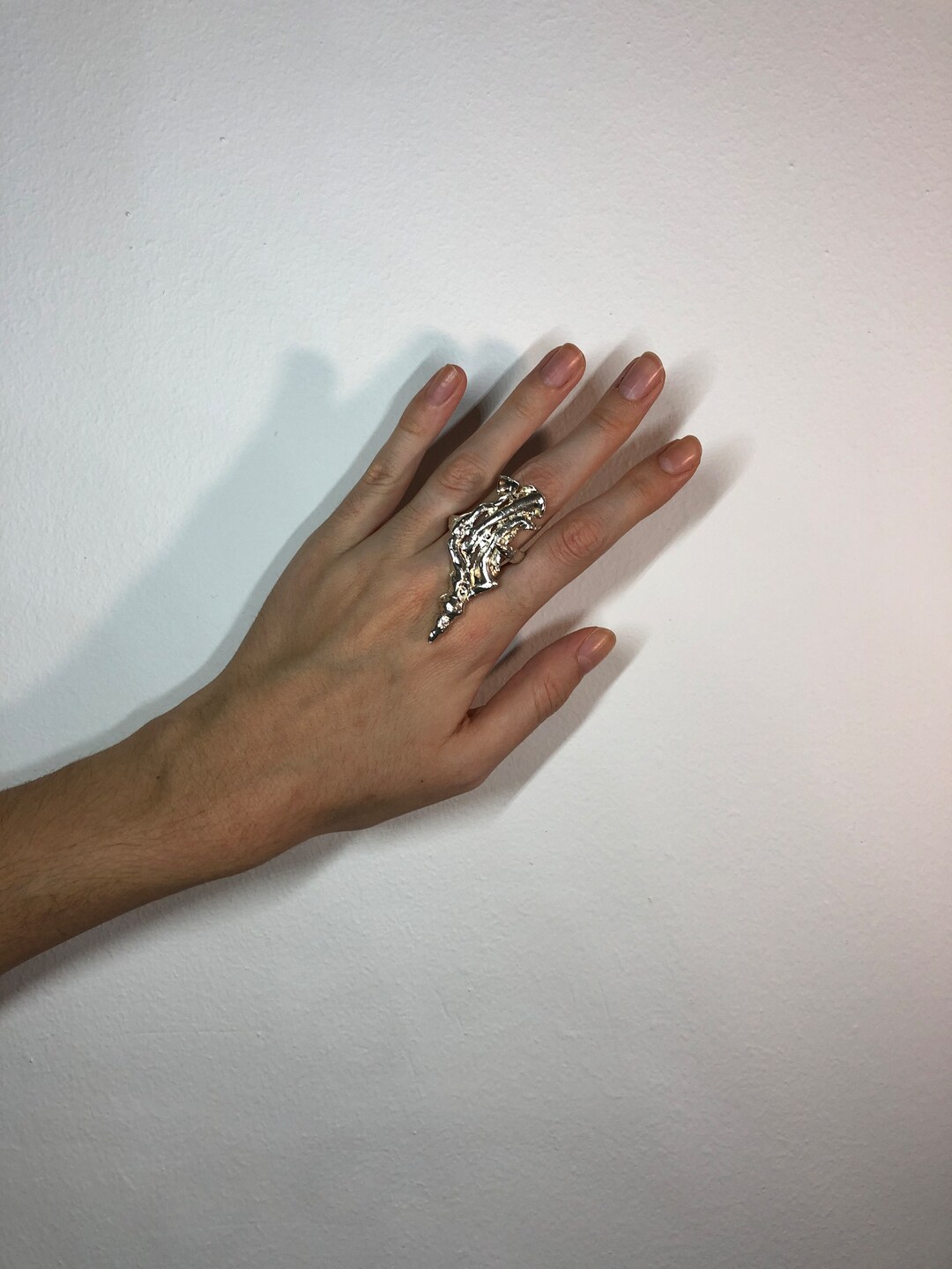 Arctic,geometric Stackable Ring, Solid Sterling Silver Ring, Thin ...