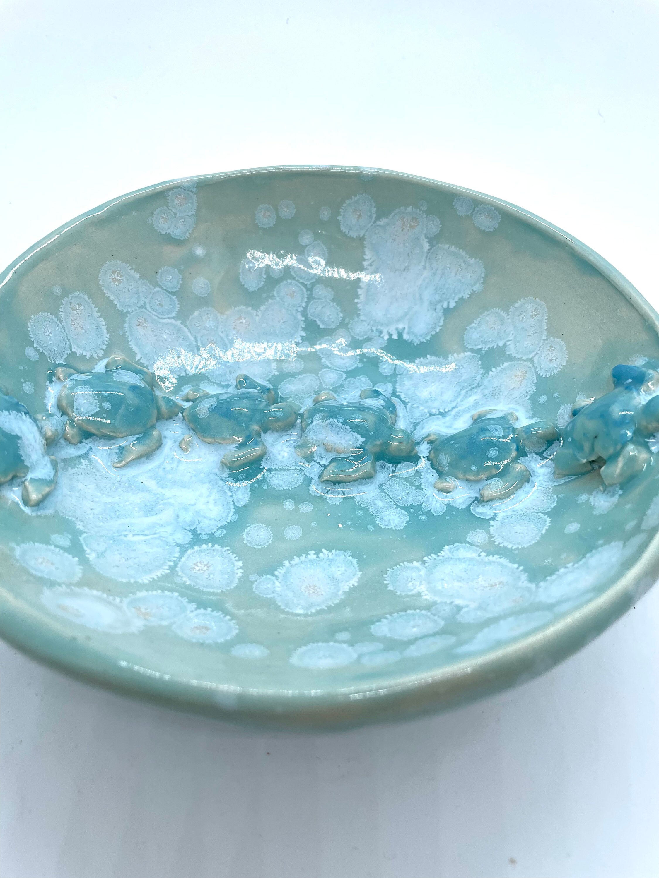 6 Turtle Bowl Hand Built Pottery - Etsy